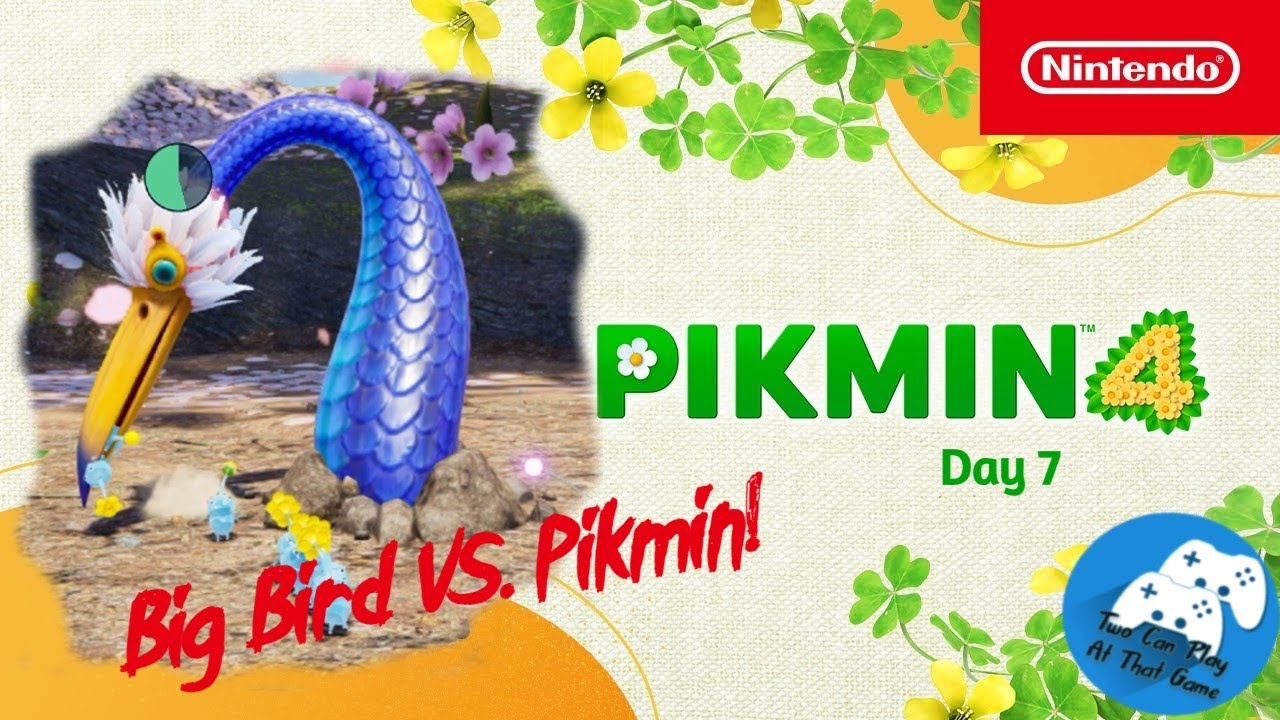 Pikmin 4 - Fighting Big Bird! (Co-op Gameplay) - YouTube