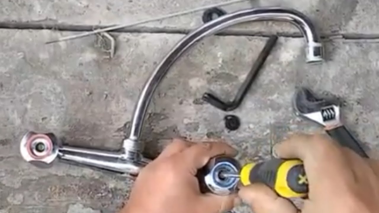 Cómo reparar una llave mezcladora de lavadero de cocina cambiaste el ...