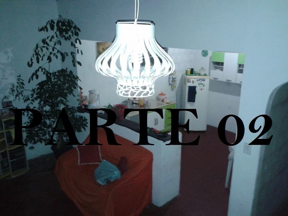 Lustre de PVC TUTORIAL parte 02 - YouTube