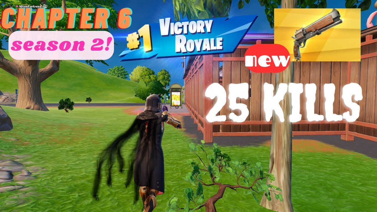 Pistol-Only Victory Royale! Insane Clutch Win – Fortnite Chapter 6 ...