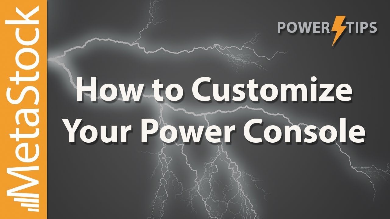 Power Tip - Customize Your Power Console - YouTube