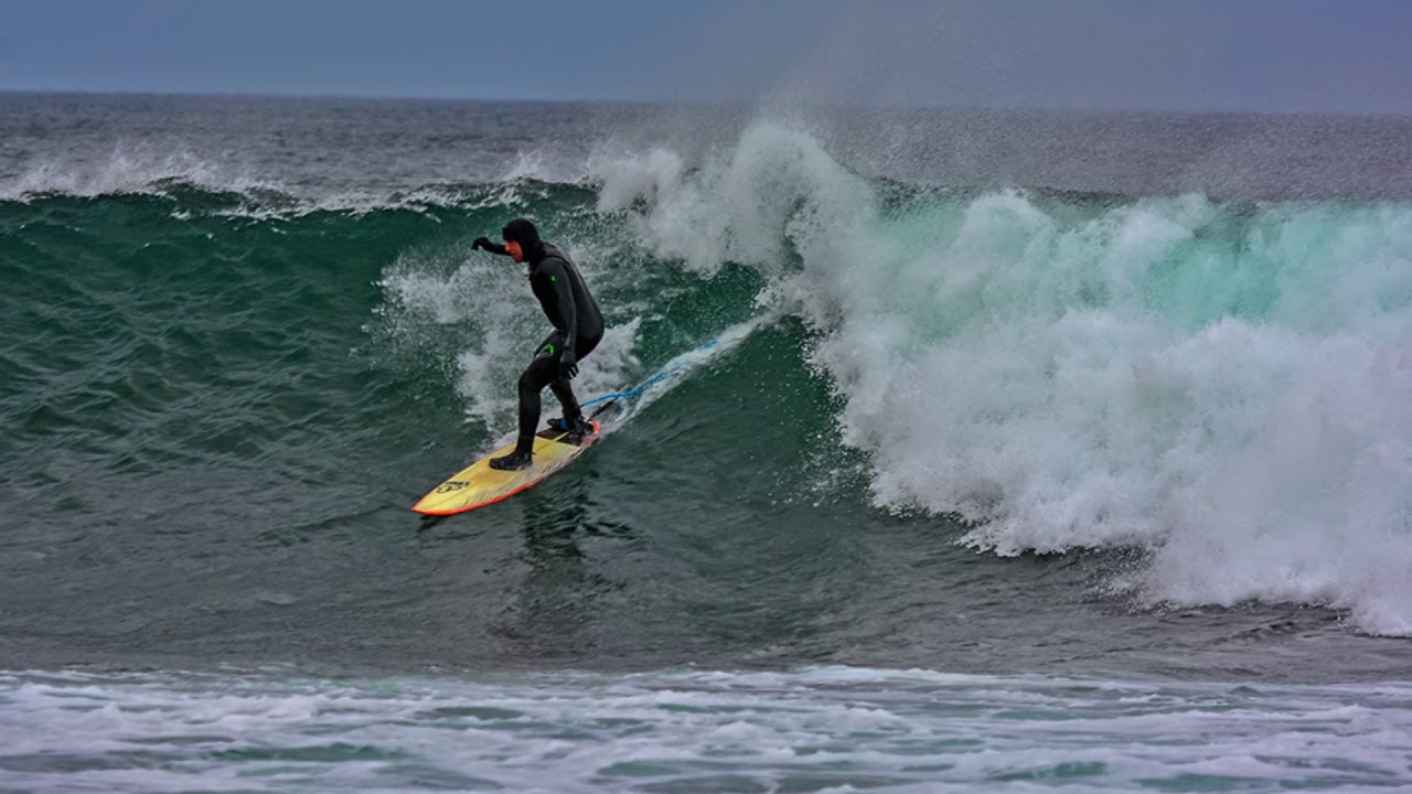 surfing in Easky - YouTube