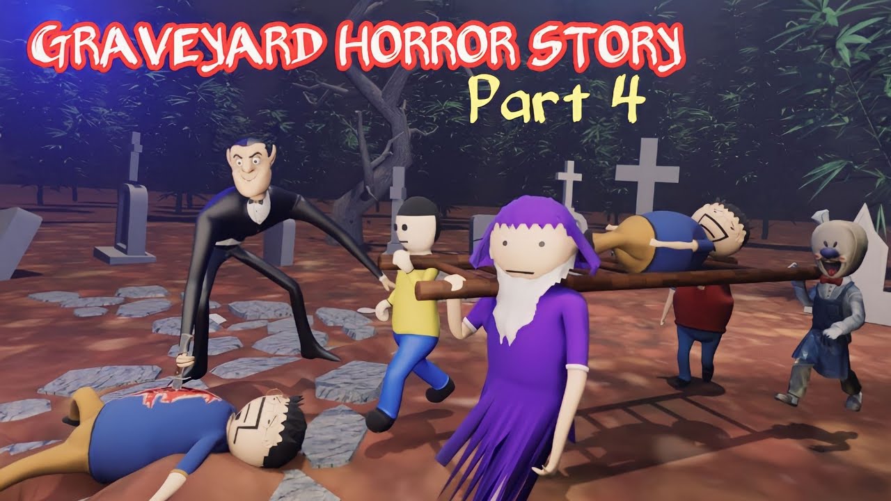 Gulli bulli aur graveyard Horror Story part 4 || gulli bulli || make ...