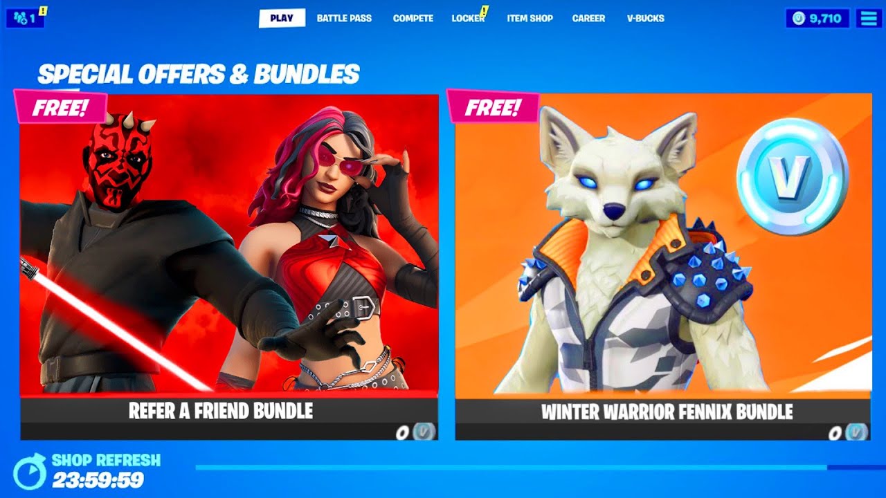 FREE BUNDLE for EVERYONE in FORTNITE! - YouTube