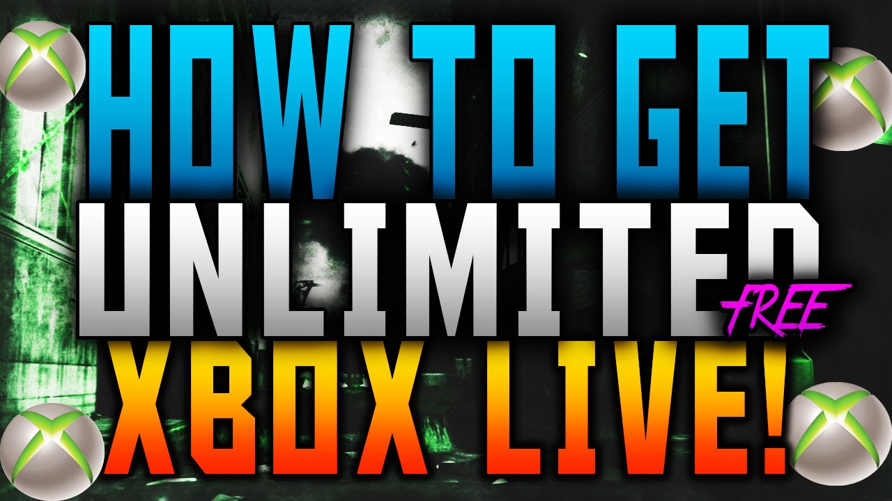 How To Get "Unlimited Xbox Live Gold Membership" For Free! - "FREE XBOX ...