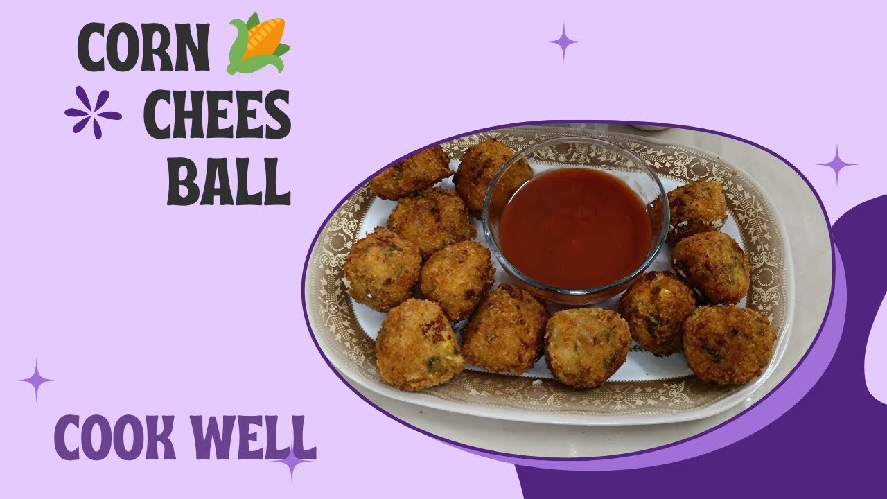Corn🌽 Cheese Ball / Snacks /COOK WELL - YouTube