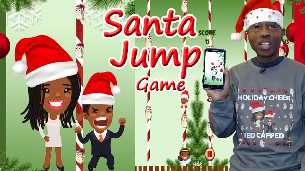 Santa Jump Game Mobile App - YouTube