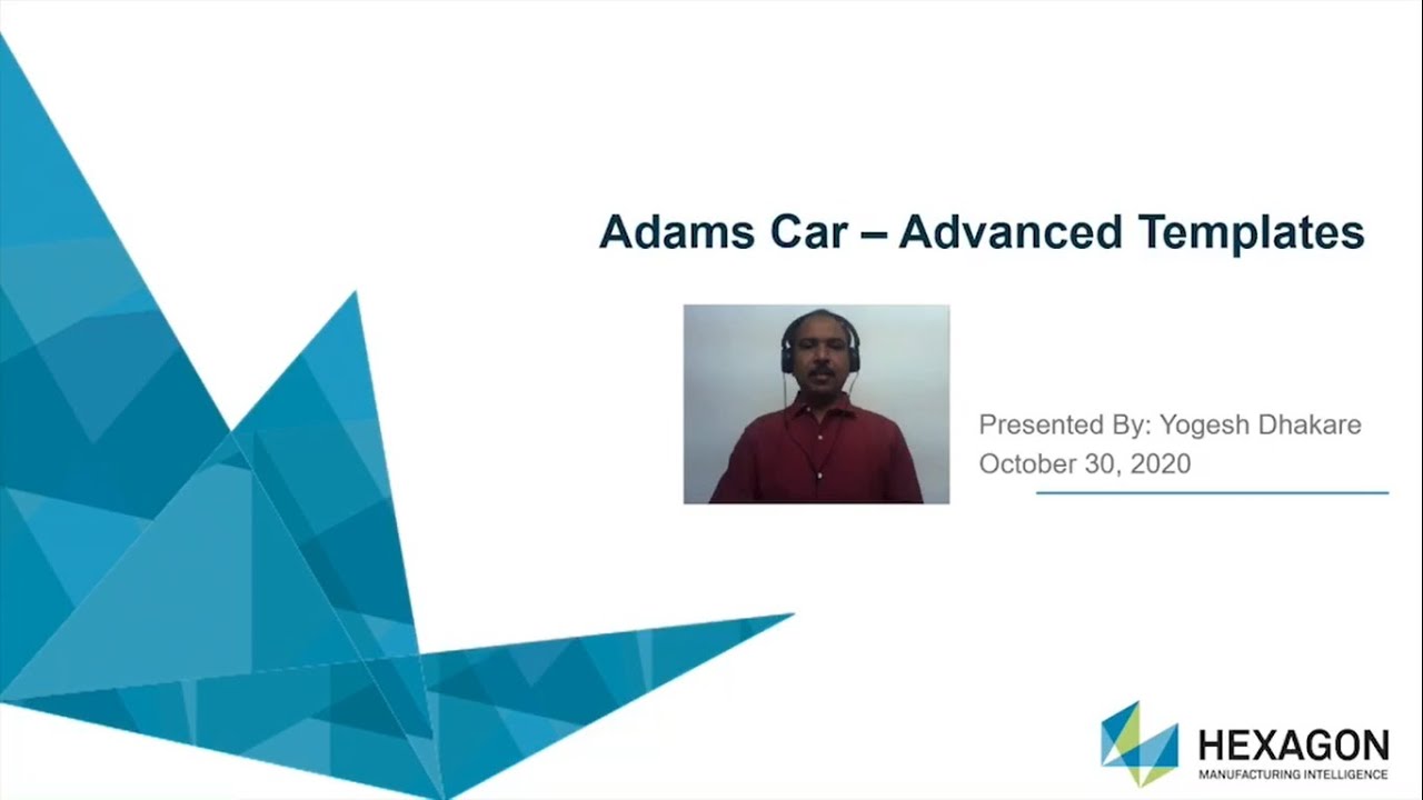 Adams Car | Advanced Templates - Hexagon India - YouTube