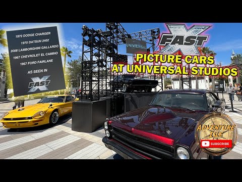 Universal Studios Picture Car Display for Fast X! - YouTube