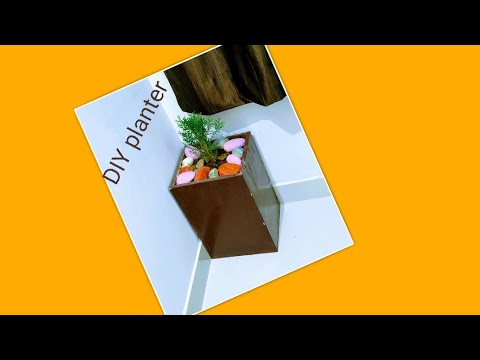DIY- make a beautiful planter from waste ply board pieces..best use of ...