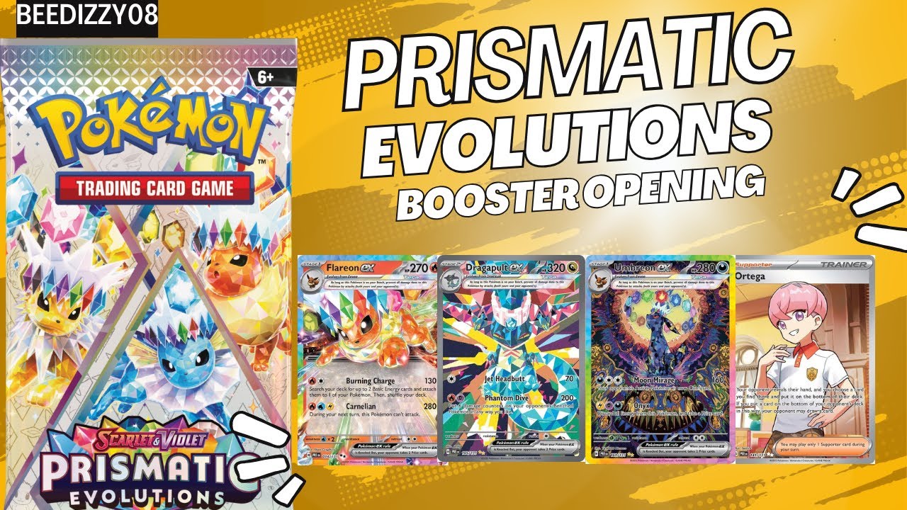 Prismatic Evolution Booster opening! - YouTube