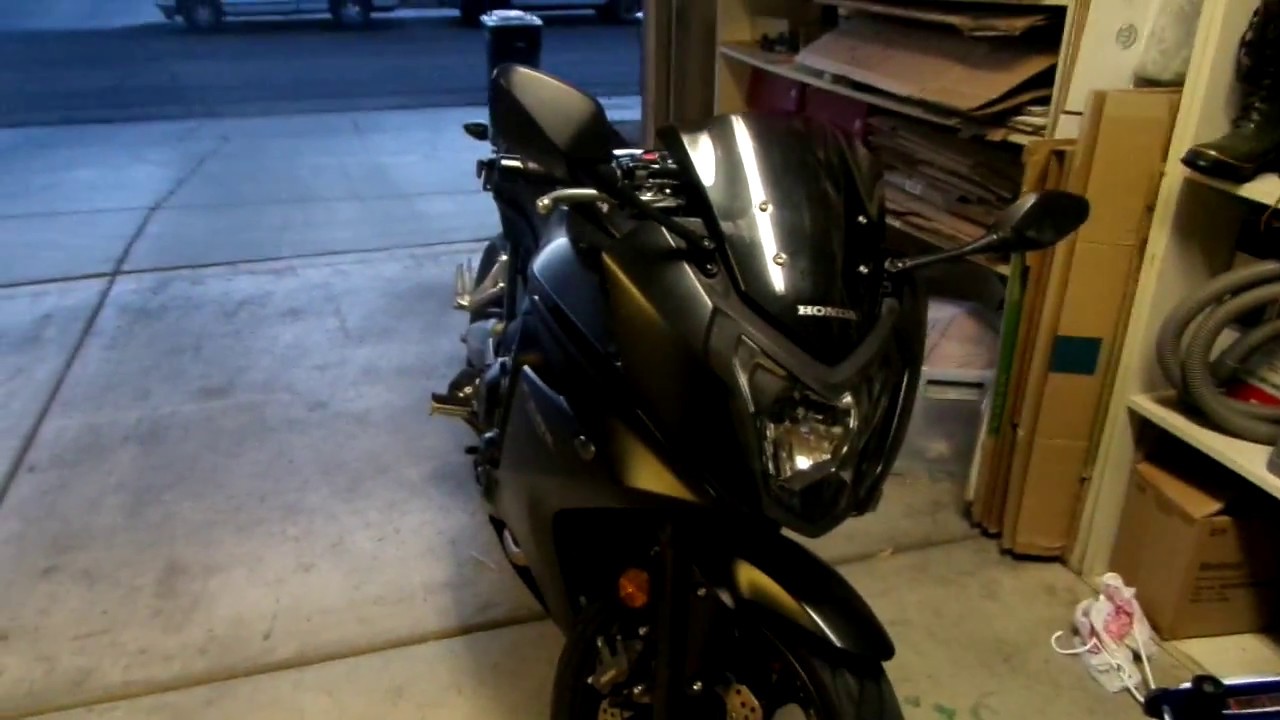 2014 Honda CBR650f Mods - YouTube