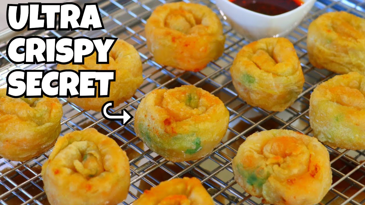 25-Min Crispy Rice Paper Shrimp Dumplings—Easy Trick No One Told You ...