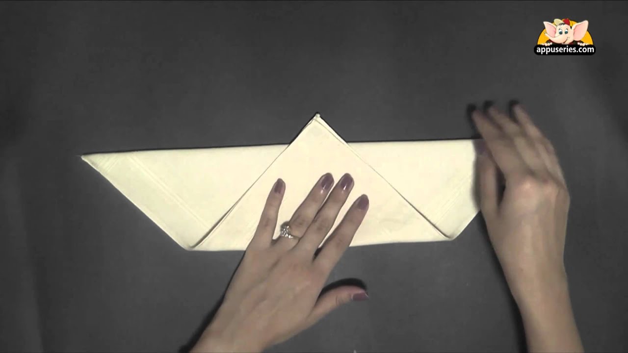 Learn the Goblet Napkin Fold - YouTube