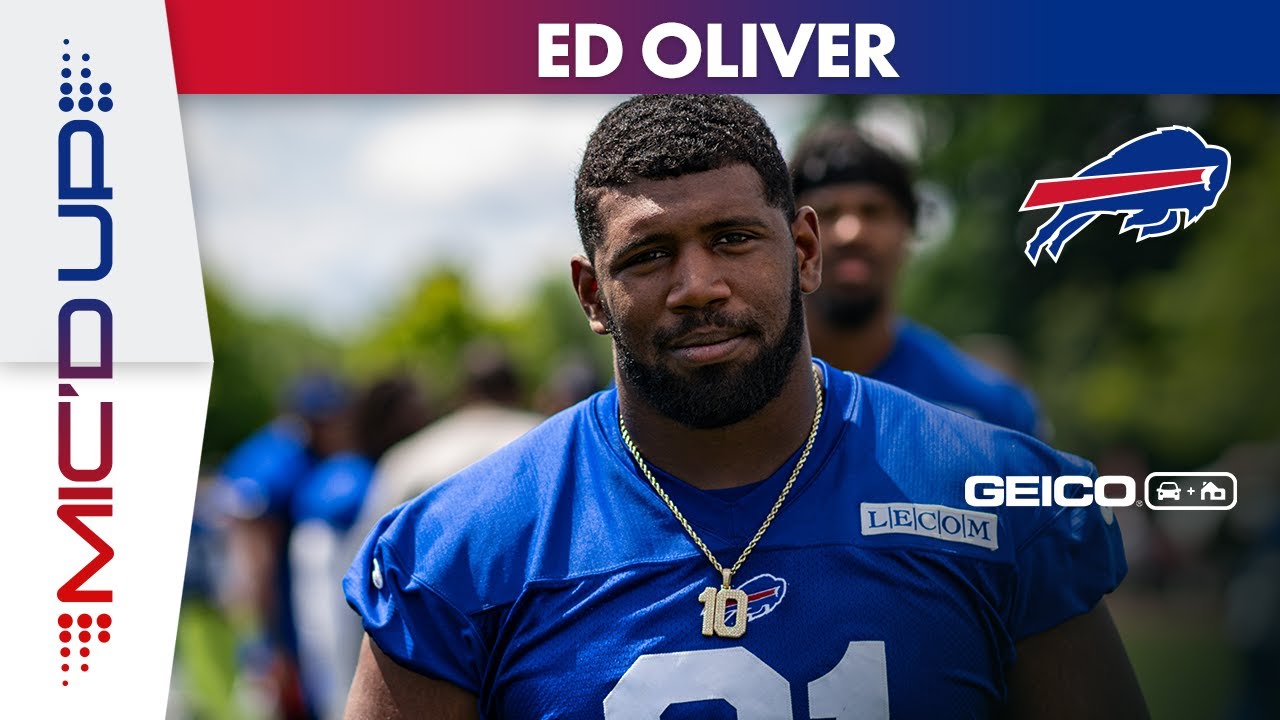 Ed Oliver Mic'd Up at Training Camp | Buffalo Bills - YouTube