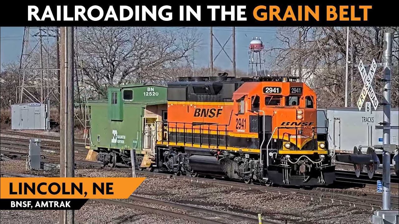 Lincoln, Nebraska, USA | Live Train Camera | Virtual Railfan (Motion ...