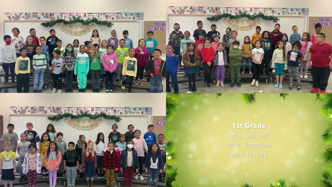 Turnbow Elementary | 2021 1st Grade Christmas - YouTube