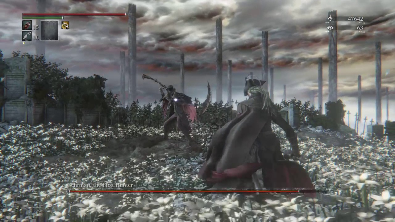 Bloodborne: Lady Maria Cosplay vs. Gehrman, the First Hunter - YouTube