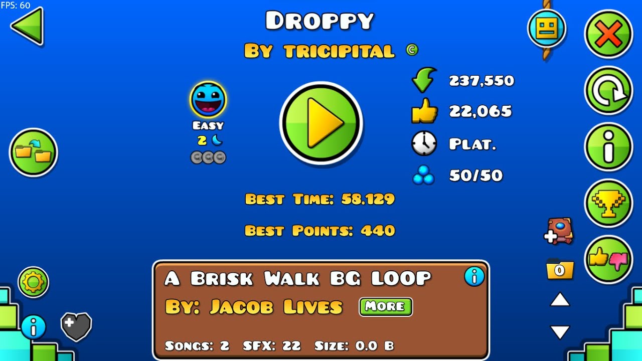Droppy Geometry Dash 22 Youtube 6785