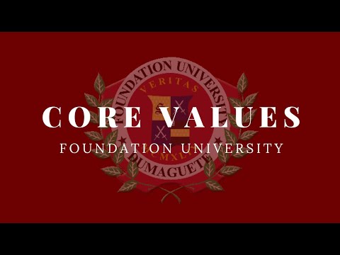 Core Values of Foundation University - YouTube