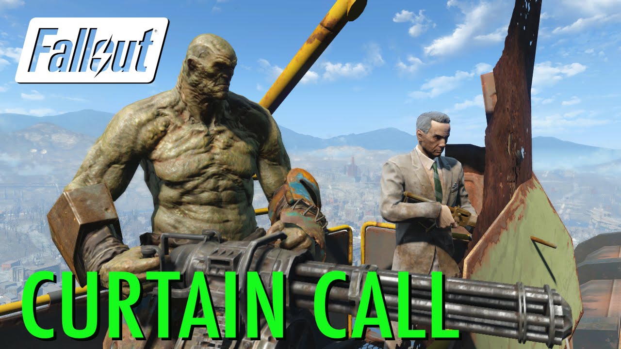 Fallout 4 - Curtain Call w/ Melee Bobblehead - YouTube