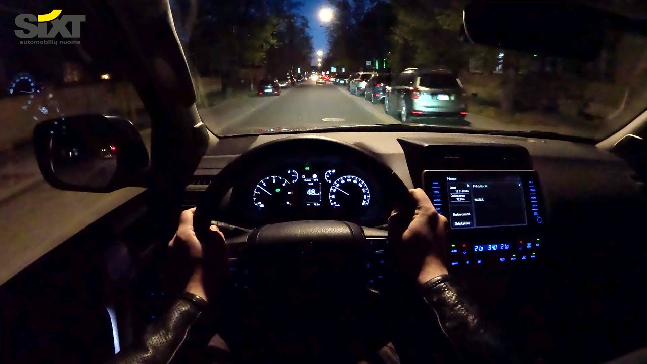 2022 Toyota Land Cruiser "Prado" | Night POV Test Drive - YouTube