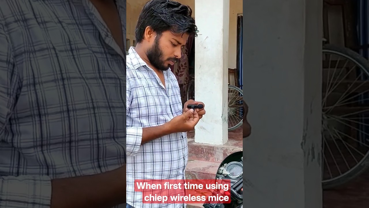 i Am using first time chiep wireless mice 700/- - YouTube