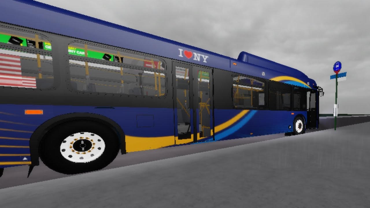 MTA Roblox: New Flyer XD40 2016 #7654 On Route B2 To Midwood Kings HWY ...
