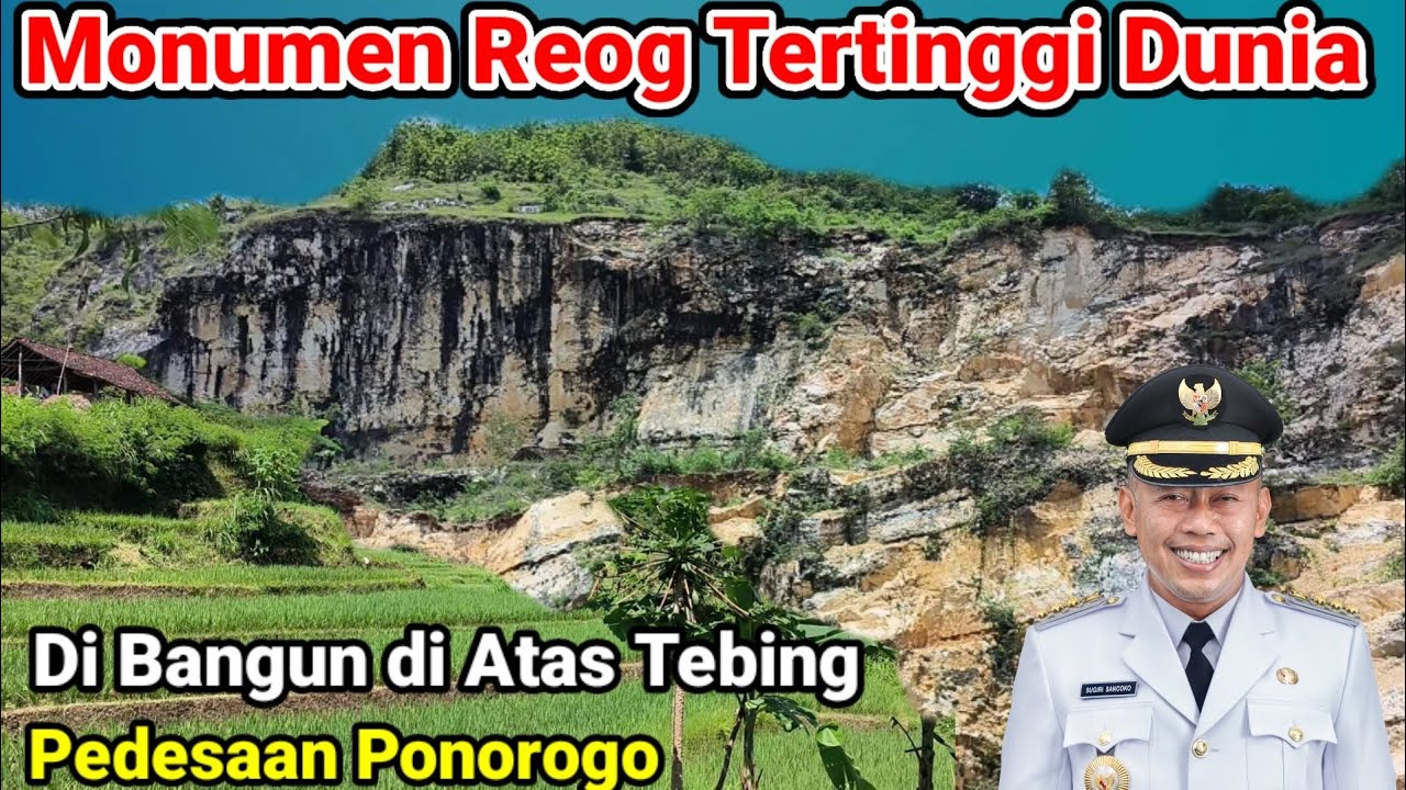 Suasana Desa Lokasi Monumen Reog Tertinggi Dunia di Ponorogo - YouTube