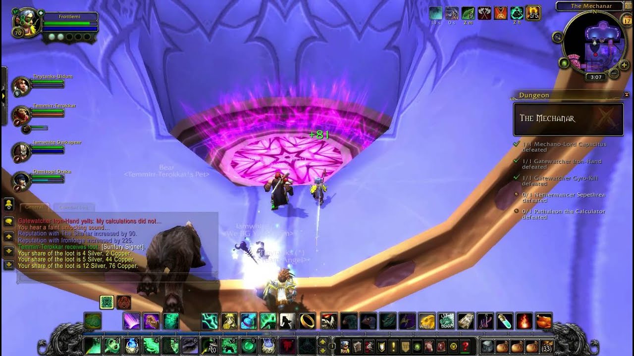 World of Warcrft dungeons: The Mechanar - YouTube