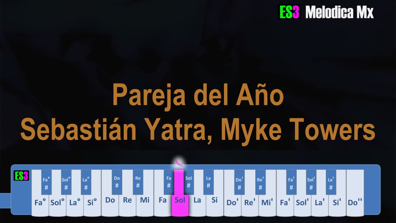 Pareja del Año Sebastián Yatra, Myke Towers Melodica Con Notas. - YouTube