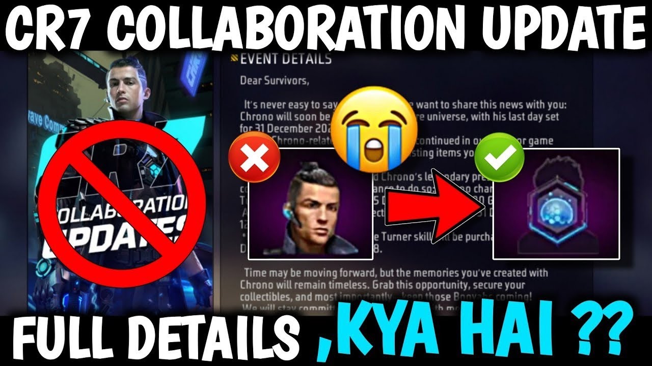CR7 COLLABORATION UPDATES FREE FIRE KYA HAI ? chrono collaboration ...