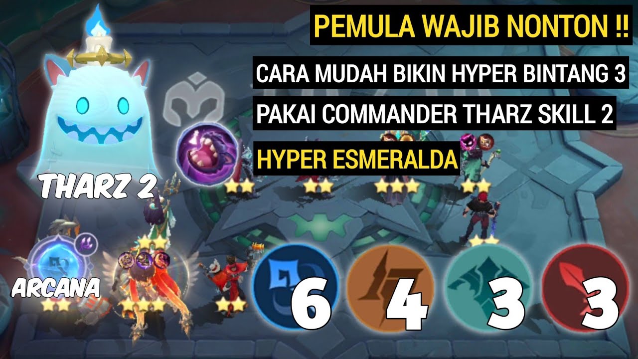 NEW GAMEPLAY THARZ 2 I CARA MUDAH BIKIN HYPER BINTANG 3 PAKAI COMMANDER ...