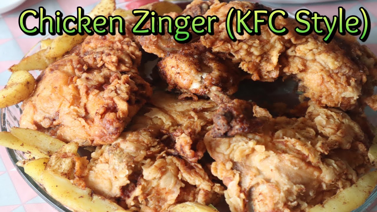 How to make Chicken Zinger at Home | Authentic KFC Style Chicken Zinger ...