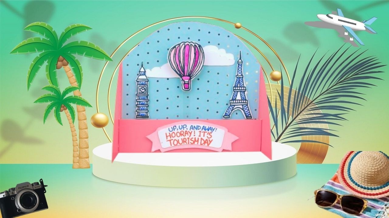 Create Stunning Tourism Day Greeting Card | Celebrate in Style! - YouTube