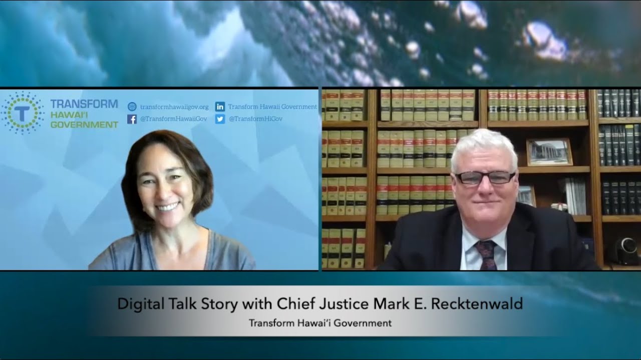 THG Digital Talk Story Episode 14 with Chief Justice Mark Recktenwald ...