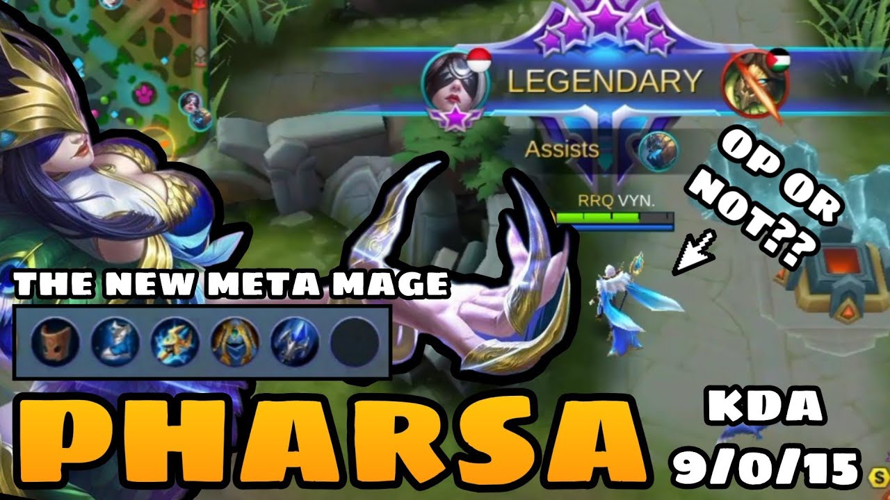OP or NOT?? The New Meta Mage!! Revamp Pharsa Gameplay with 0 Death ...