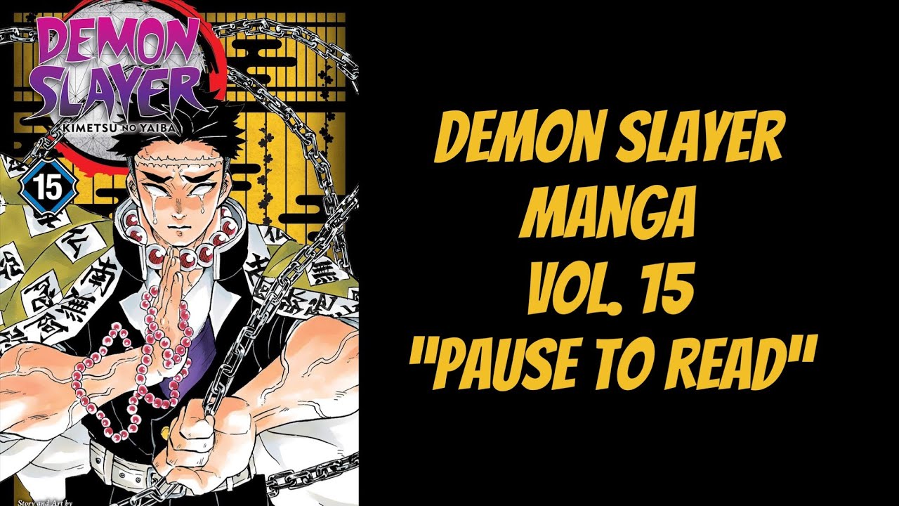 DEMON SLAYER MANGA VOL 15 - YouTube
