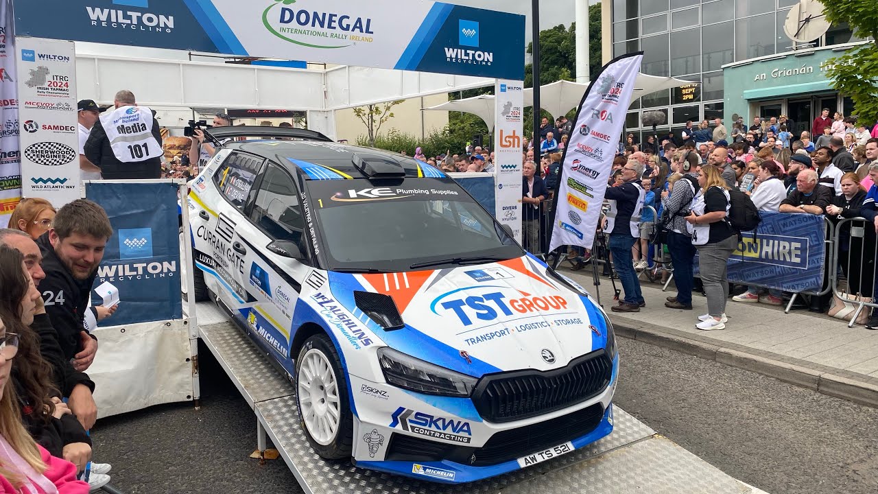Donegal International Rally 2024 - Start Ramp - YouTube