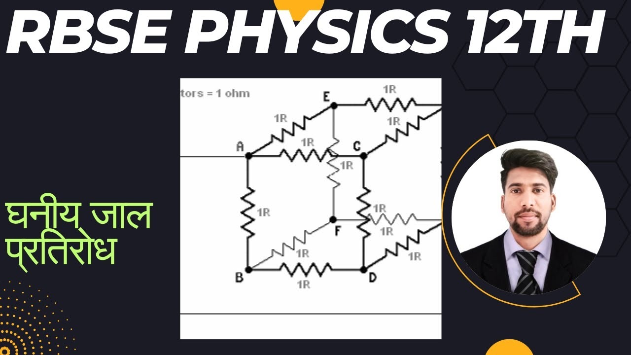 cube resistance Network problem current electricity class 12th physics ...