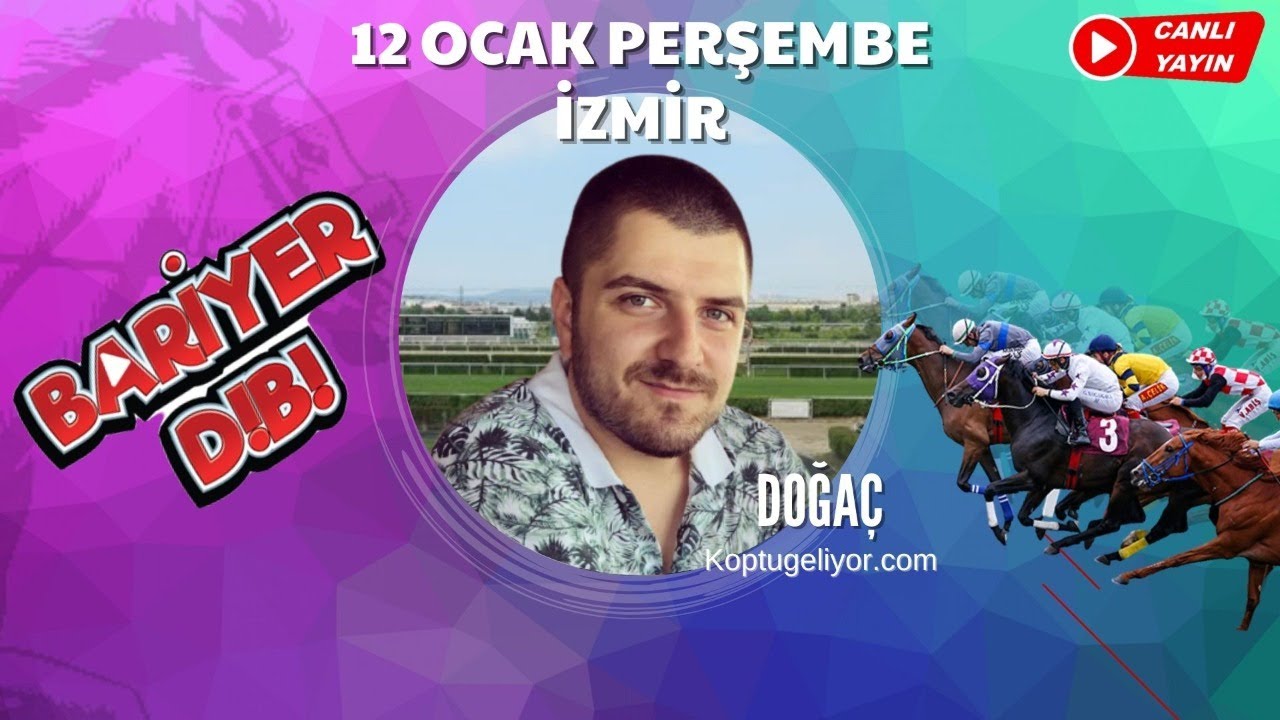 🔴Canlı Yayın / Bariyer Dibi / 12 Ocak 2023 Perşembe / İzmir Koşuları ...