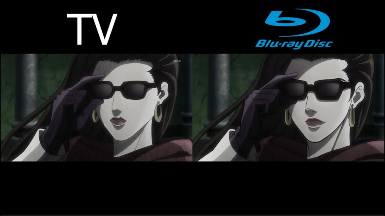 JJBA Ep 21 TV vs Blu ray - YouTube