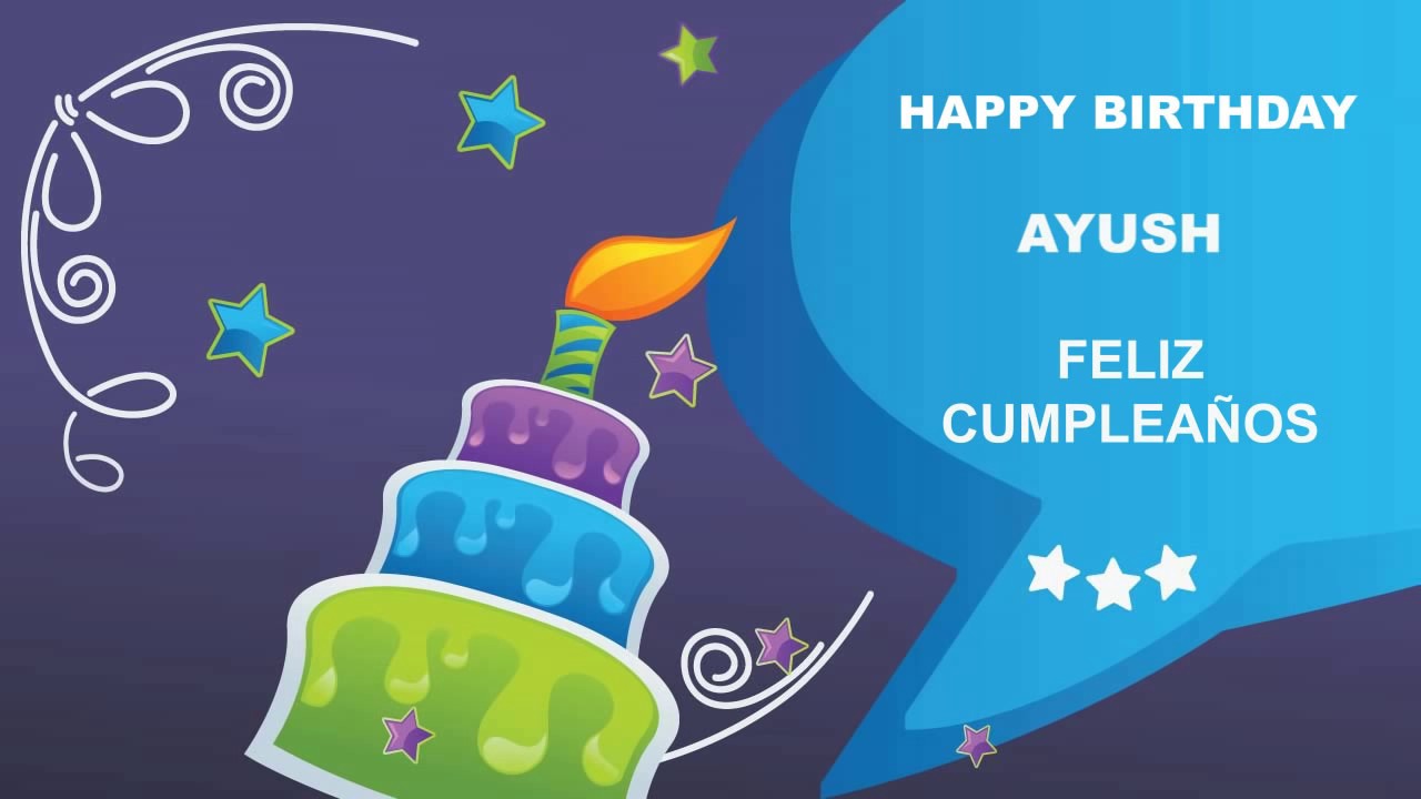 Ayush - Card - Happy Birthday - YouTube
