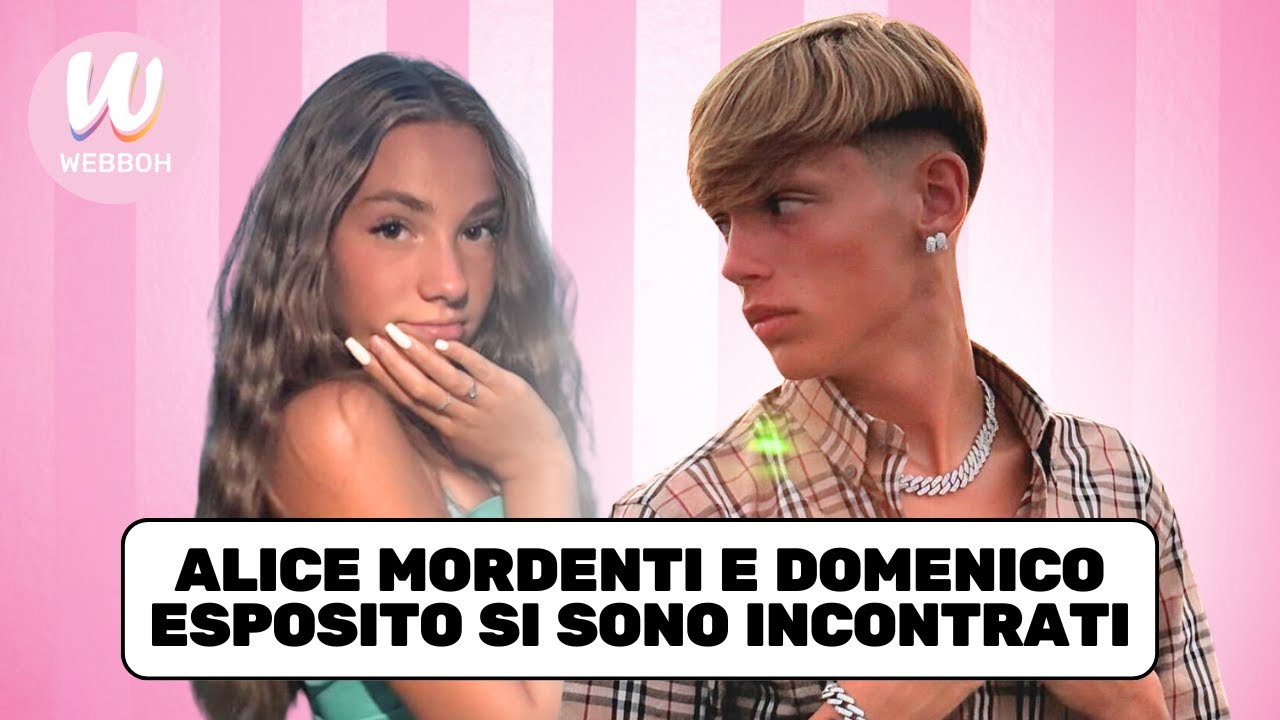 Alice Mordenti e Domenico Esposito si sono incontrati, lui dice: “Lei ...