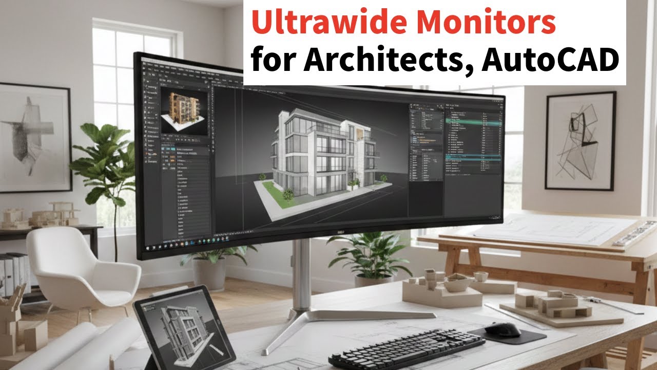 Top 4 Ultrawide Monitors for Architects and AutoCAD - YouTube