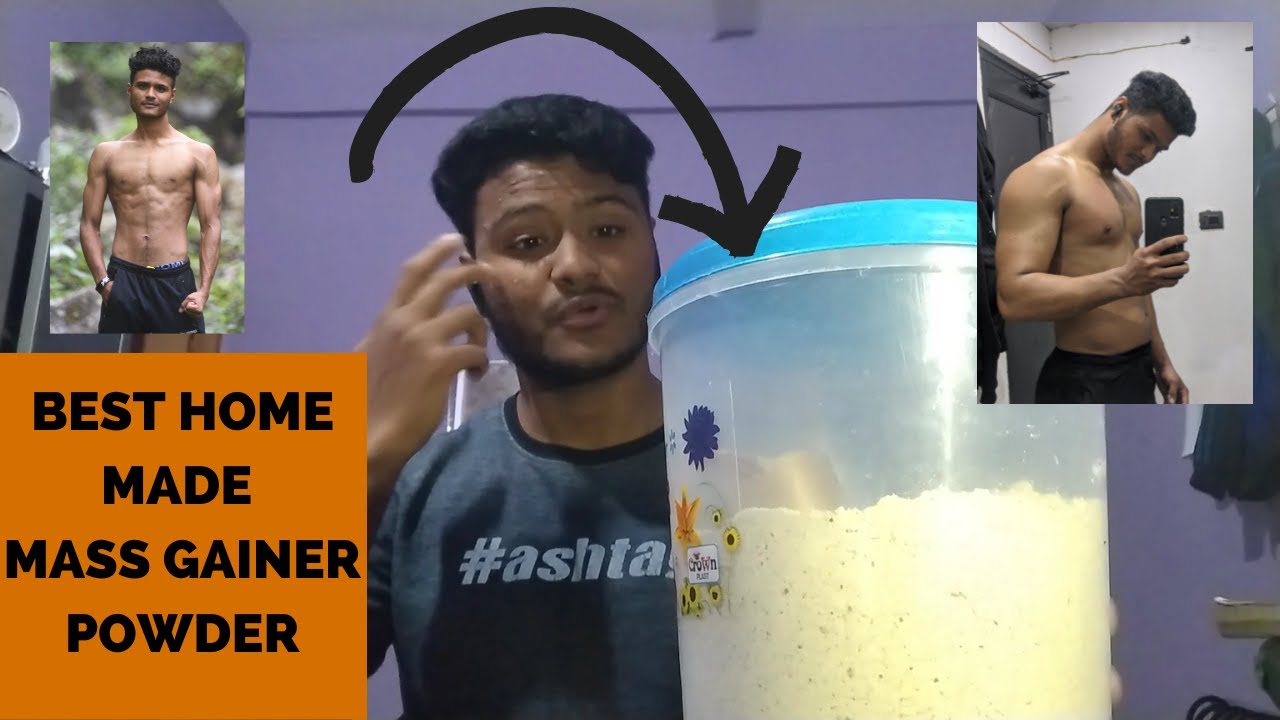 Homemade mass gainer || mass gainer for bulking || gaining powder ...