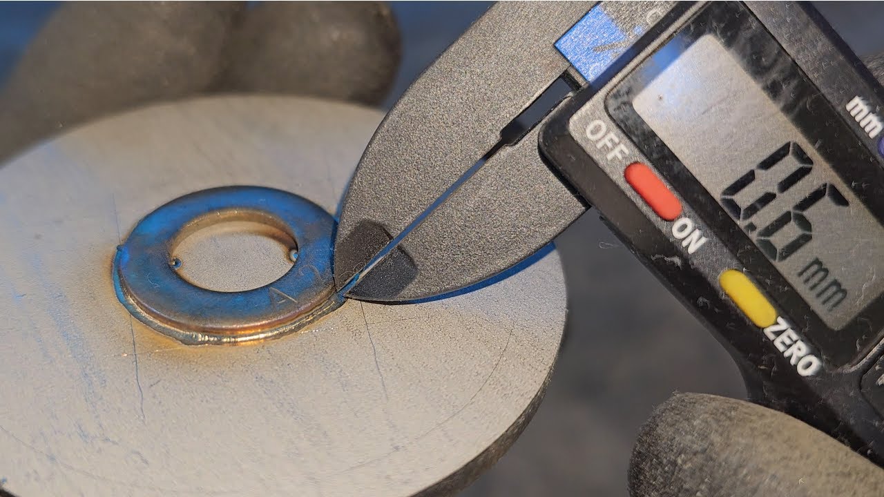 Amazing Process for Precisely Welding Thin Washers - YouTube