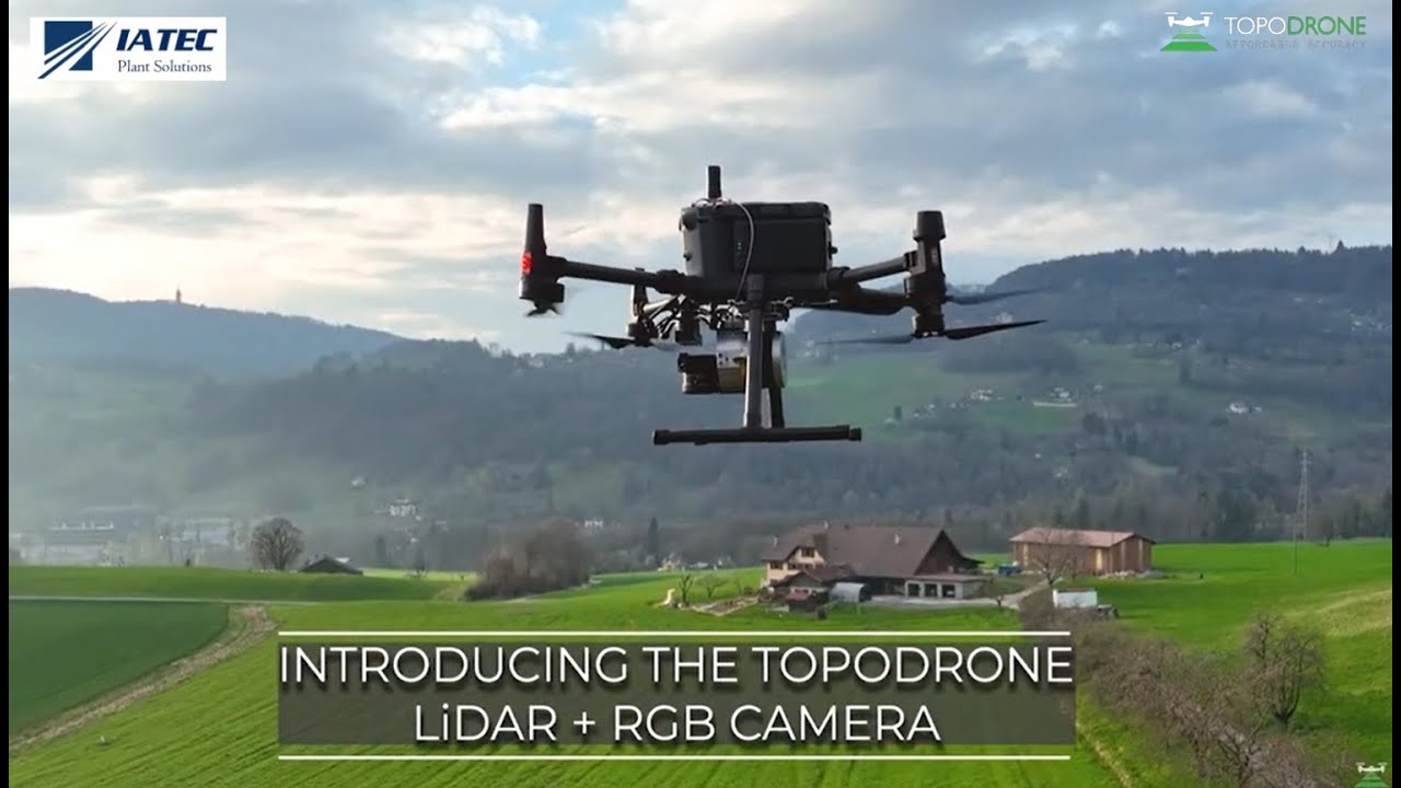 TOPODRONE: LiDAR + Topography RGB Camera - YouTube