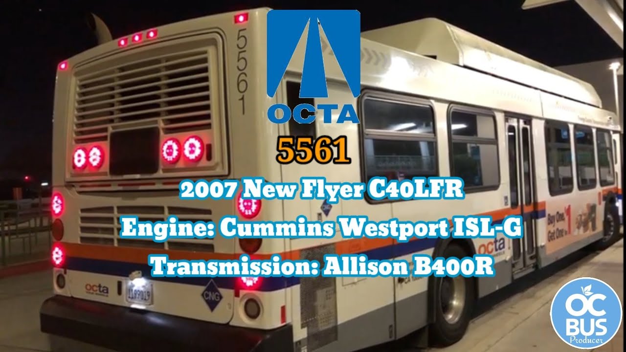 OCTA 5561 - 2007 NewFlyer C40LFR - YouTube