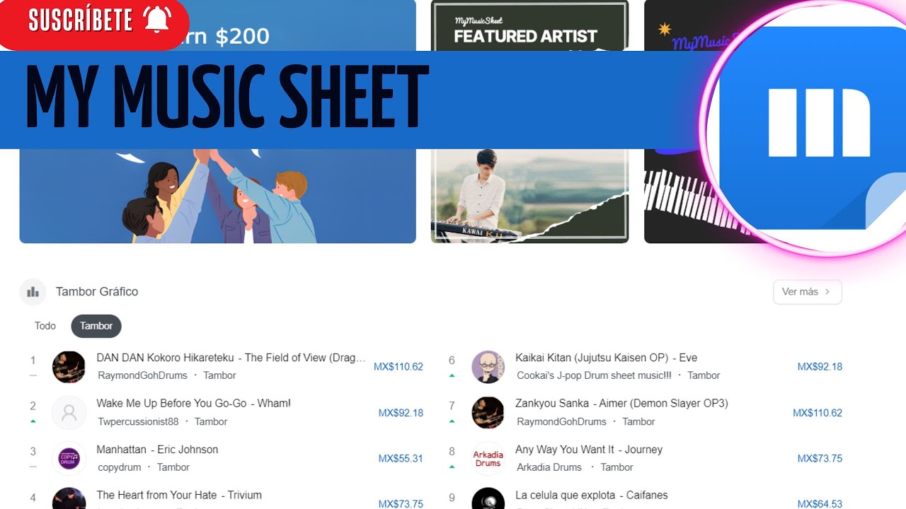 Como Vender Tus Partituras - (Vídeo 2) - My Music Sheet - YouTube